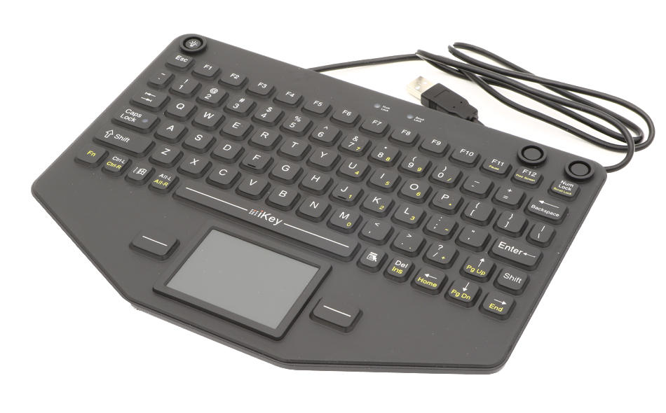iKey Keyboard with Touchpad | Precision Mounting Technologies Ltd.
