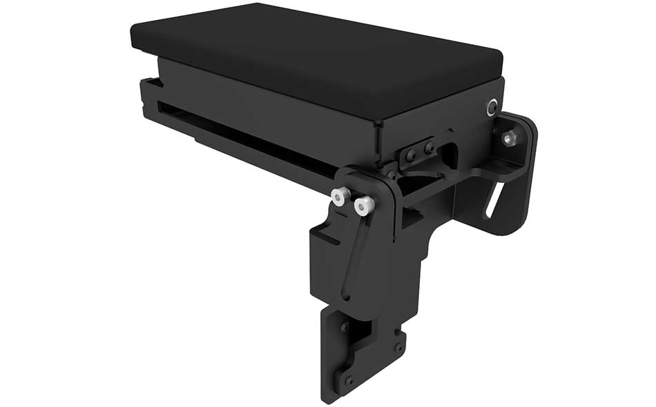 Armrest Printer Mount | Precision Mounting Technologies Ltd.