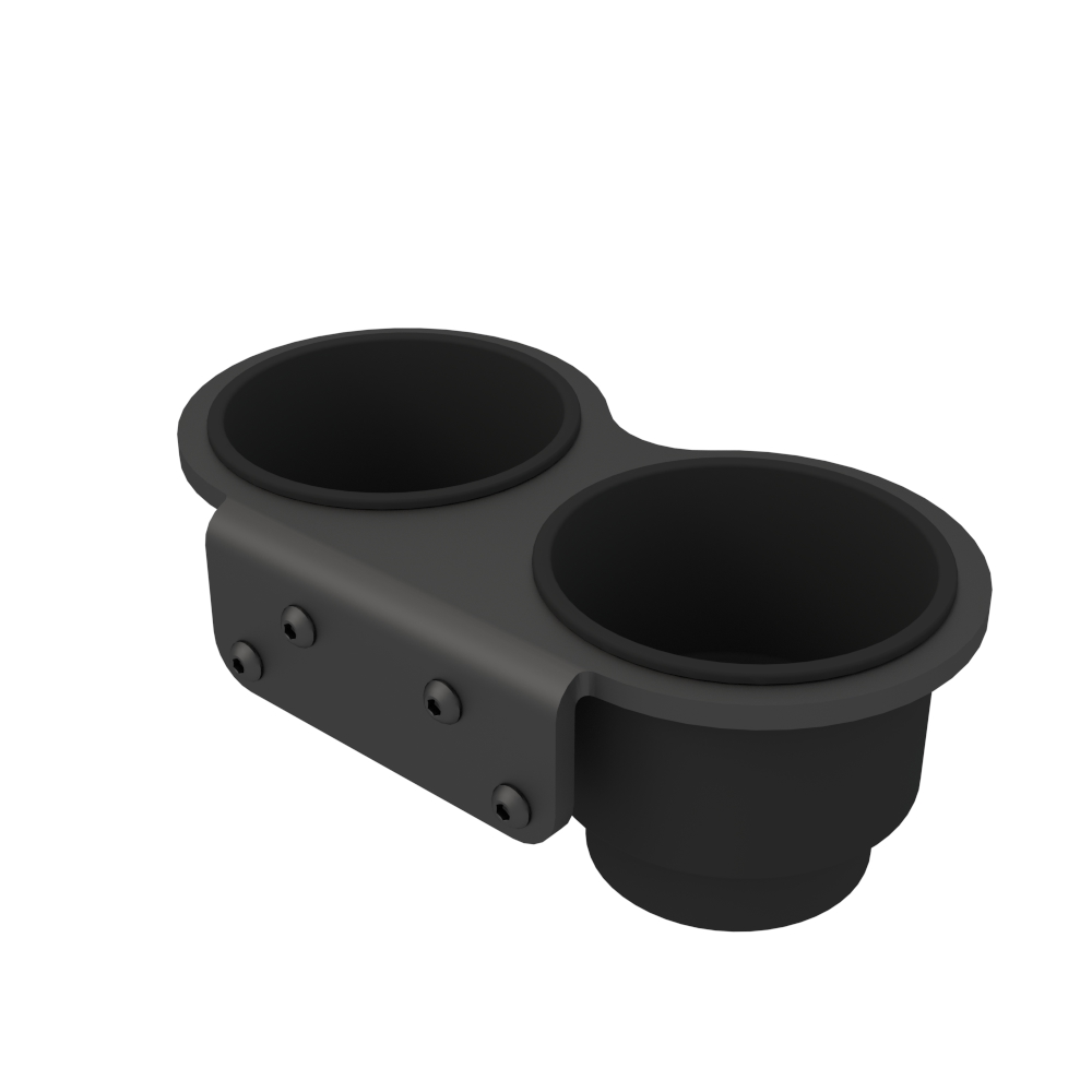 External Dual Cup holder | Precision Mounting Technologies Ltd.